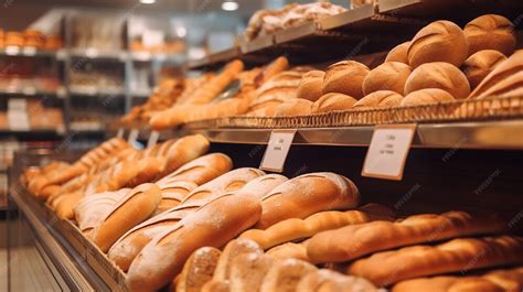 Premium Photo Delicious Loaves Of Bread In A Baker Shop Different Types Of Bread Loaves On