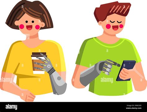 Bionic Arm Vector Stock Vector Image And Art Alamy