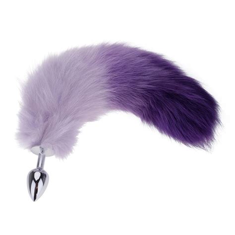 Adult Sex Toy Backyard Inserter Metal Anal Butt Plug With Gradient