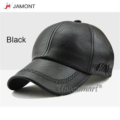 Promo Topi Baseball Jamont Zig Zag Stitch Hat Casual Sport Pria Wanita Topi Kulit Leather Pu
