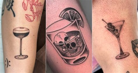 Stunning Cocktail Tattoo Designs With Their Meaning