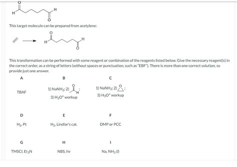 Synthesis Help Needed From Acetylene To Ethylene Oxide Rchemhelp