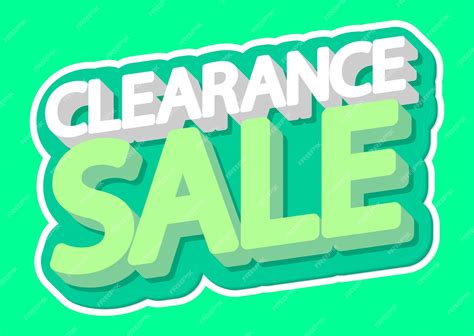 Premium Vector Clearance Sale Banner Design Template Or Poster For