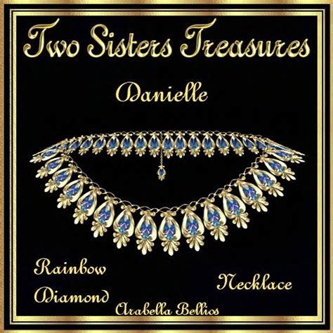 Second Life Marketplace Tst Danielle Rainbow Diamond Necklace Yg