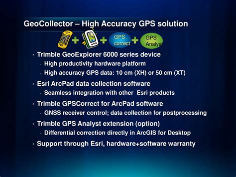 Ppt Geocollector For Arcpad A High Accuracy Field Mapping Solution