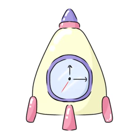 Clock Rocket Cartoon 27226125 Png