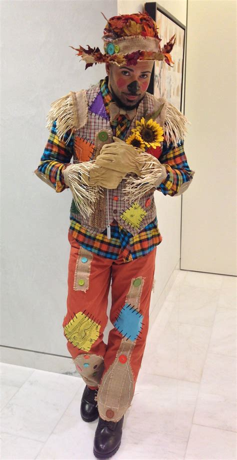 Scarecrow Costume Halloween And Carnival Oz Scarecrow Costume