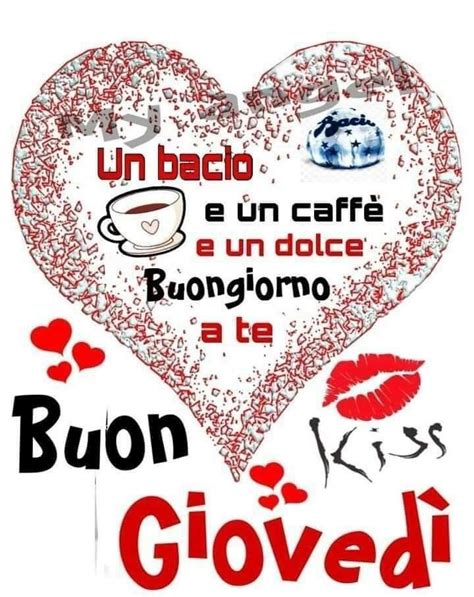 Heart With Spanish And English Words Felice Giovedì Buon Giovedi