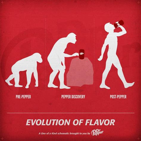 Dr Pepper Demonstrated A Human Evolution Scheme On Facebook Popsop