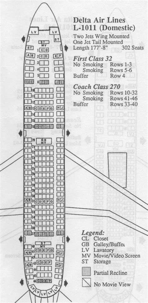 L1011 Seating Chart Pe