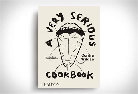 A Very Serious Cookbook Cookbook Hardcover Book Zine