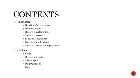 Robotics And Automation Pptx Robotics Technology And Computing