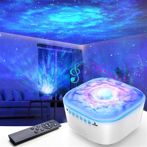 Galaxy Star Projector Night Light With Remote Timer And Music