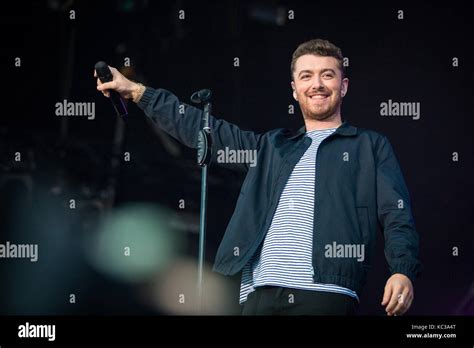 The English Singer Songwriter And Musician Sam Smith Performs A Live