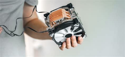Man Engineercollectorindependent Self Computer Assembly Stock Image