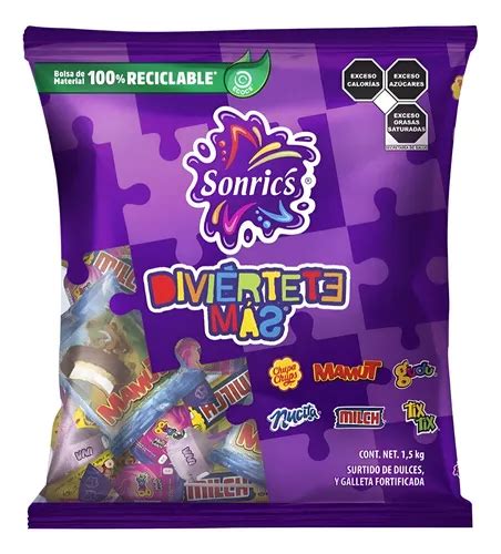 Dulces Surtidos Sonrics Diviértete Más 15 Kg Mercadolibre