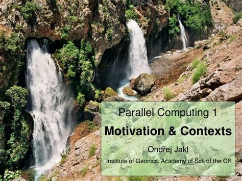 Ppt Motivation For Parallel Processing Recent Impulses Parallel