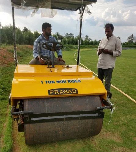 Semi Automatic Yellow Cricket Pitch Roller At ₹ 340000piece In Vasai