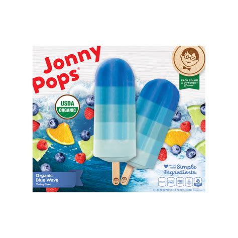 Organic Blue Wave Water Pop Jonnypops©