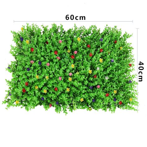 Faux Grass Decor Garden Fence Outdoor Wall Decorat Vicedeal