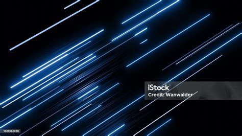 3d 렌더링 네온 불빛을 깜박이는 전구와 같은 파란색 블록이있는 3d 추상적 인 간단한 기하학적 배경 3d 오브젝트가 있는 창의적인 심플 모션 디자인 Bg 기둥 건축적