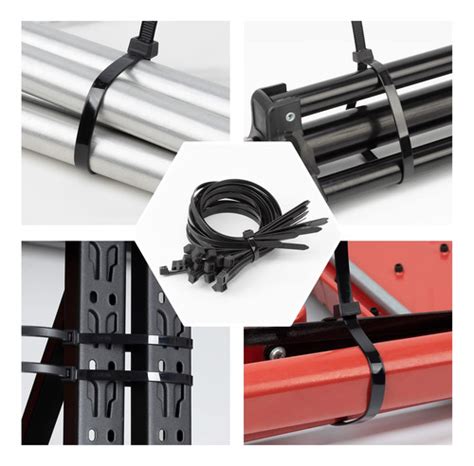 Bridas De Plástico Negras De Alta Resistencia 100 Piezas 600mm X