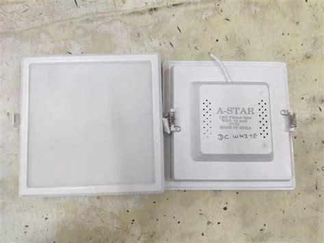 Dc Led Panel Light 12 Wt At ₹ 230 Piece Led Square Panel Light In Bhilwara Id 26042597912