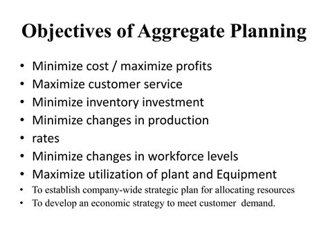 Module 3 Aggregate Planning Tacticts2 Pptx Logistics Business