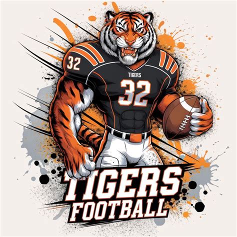 Tigers Football Png Tigers T Shirt Sublimation Digital Download