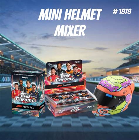 🚨 Break 1878 F1 Mini Helmet Mixer 🚨 Elites Cards