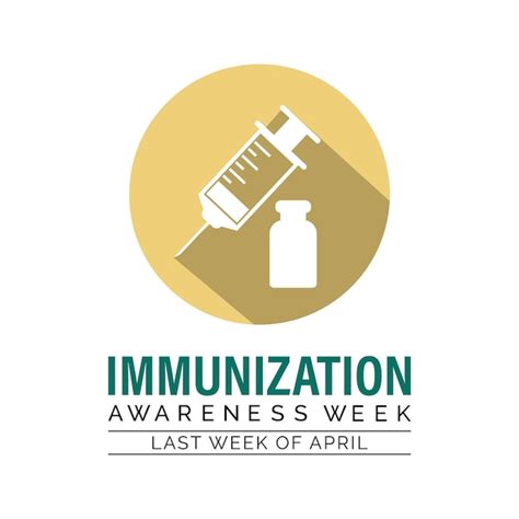 Premium Vector World Immunization Week Observed In Last Week Of April