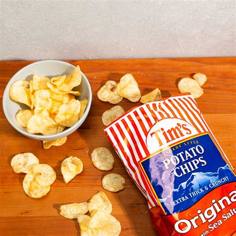 Tims Original Potato Chips 7 5 Oz Smith Brothers Local Milk