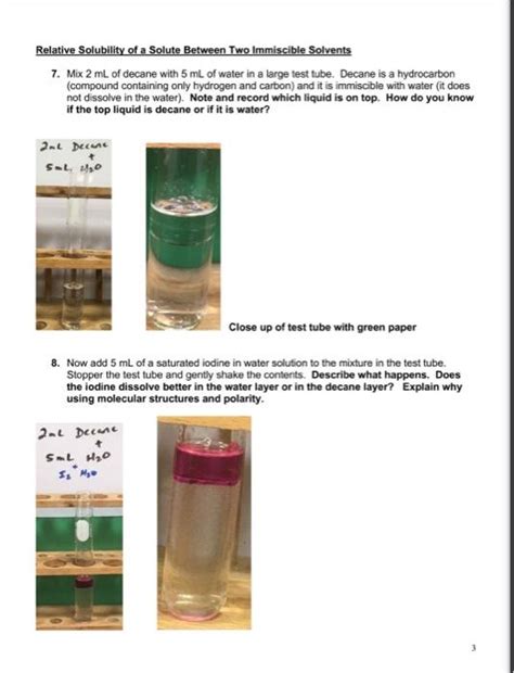 Relative Solubility Of A Solute Between Two