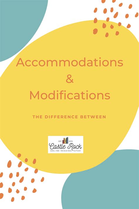 Do You Know The Difference Between An Accommodation And A Modification