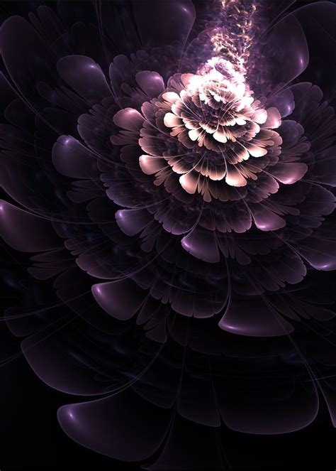 Flower Abstract Poster By M Art Displate