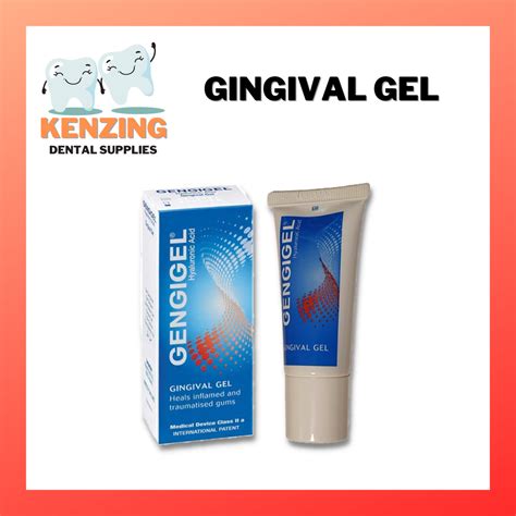 Gengigel Tube 20ml Gingival Gel Hyaluronic Acid For Wound Healing