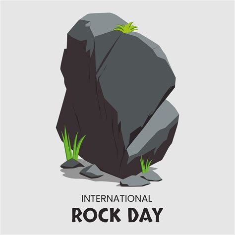 Vector Graphic Of Rocks With Grass Stones And Green Grass Illustration