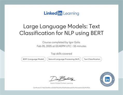 Just Finished The Course “large Language Models Text Classification