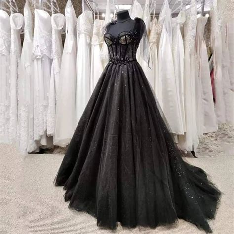Gothic White Corset Wedding Dresses