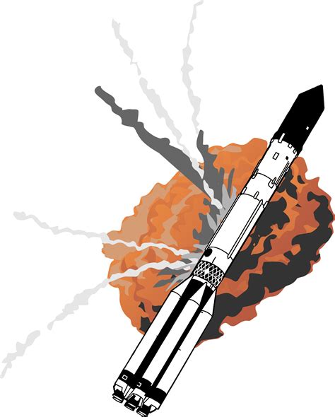 Clipart Nasa Rocket Explosion