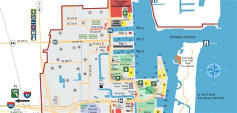 Port Everglades Florida Map Fort Lauderdale Port Everglades Florida
