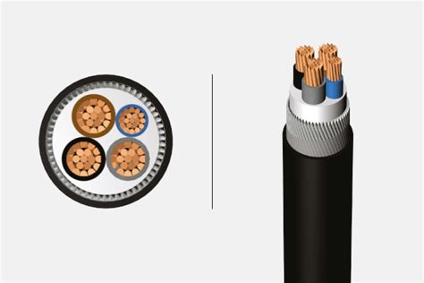 0 6 1 Kv Xlpe Insulated Round Steel Wire Armoured Multi Core Cables With Copper Conductor