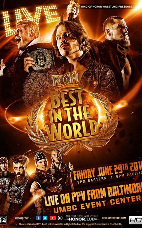 Roh Best In The World 2018 Pro Wrestling Fandom