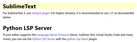 Sublime Text With Python Black Formatter Technical Support Sublime Forum