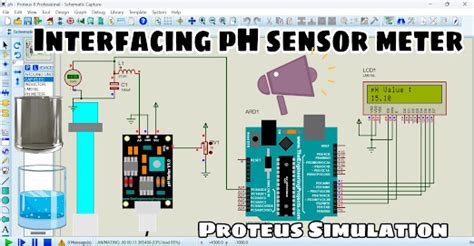 Ph Sensor Simulation In Proteus For Water Quality Monitoring Step By