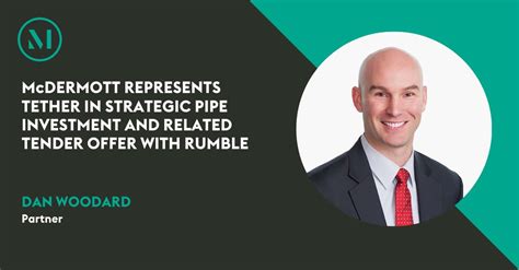 Mcdermott Recently Represented Tether In Its Strategic Pipe Investment