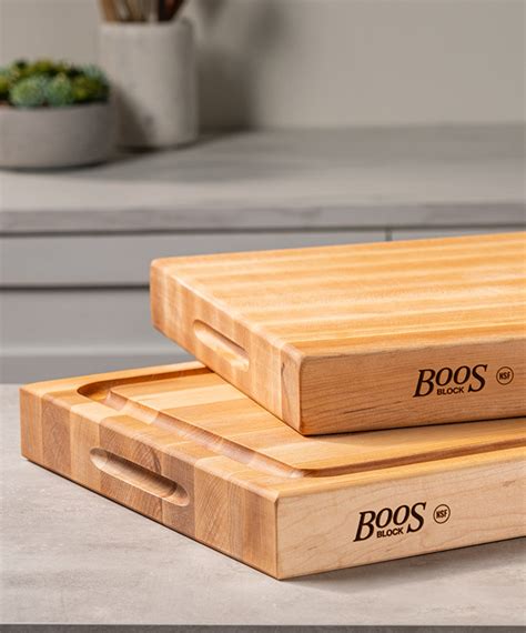 The John Boos Chopping Block Collection Reversible Chop Blocks