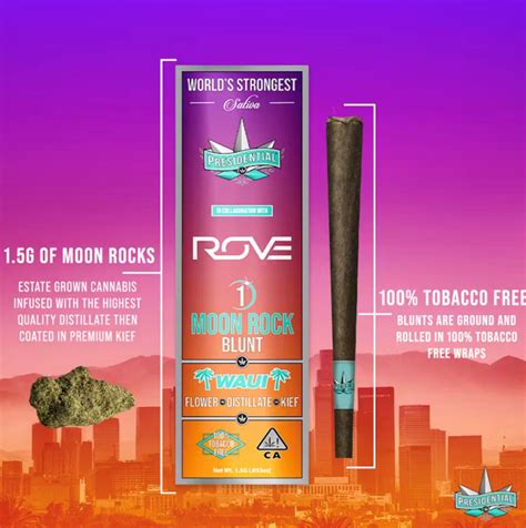 Presidential Rove Waui 15g Moon Rock Blunt Legacy
