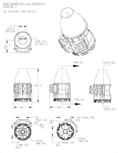 Free Stl File Wind Cannon Pwm Fan Housing For Wind Simulator 🌬️