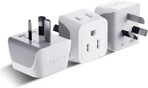 Ceptics Italy Travel Plug Adapter Chile Plug Adapter With Dual Usa
